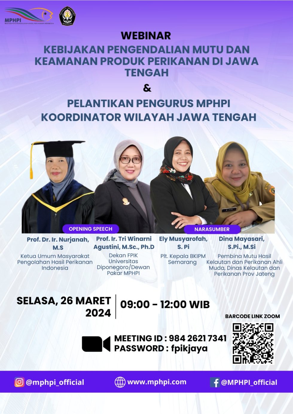MPHPI Central Java Region and Fisheries Product Technology Program ...